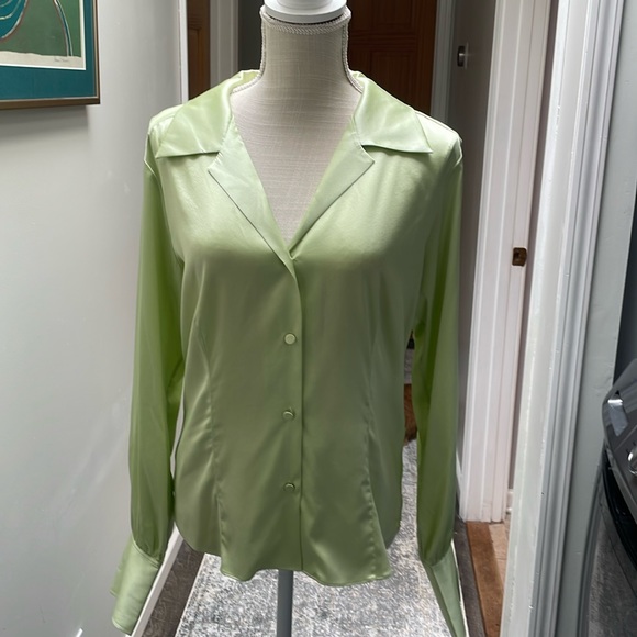 Frame Denim | Tops | Frame Femme Shirt In Honeydew Melon Color | Poshmark